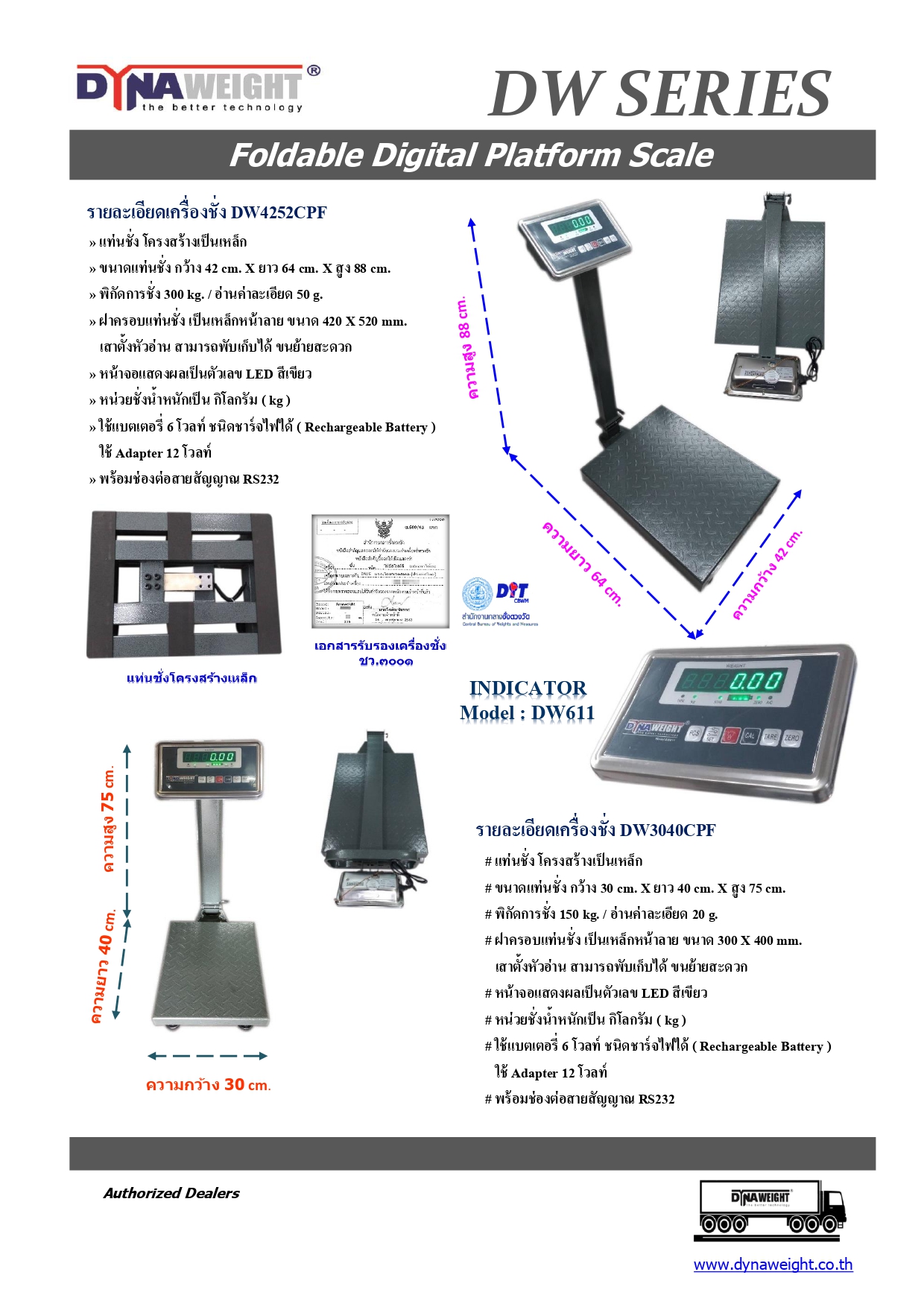 Digital Platform Weighing Scale | Dynaweight Thailand